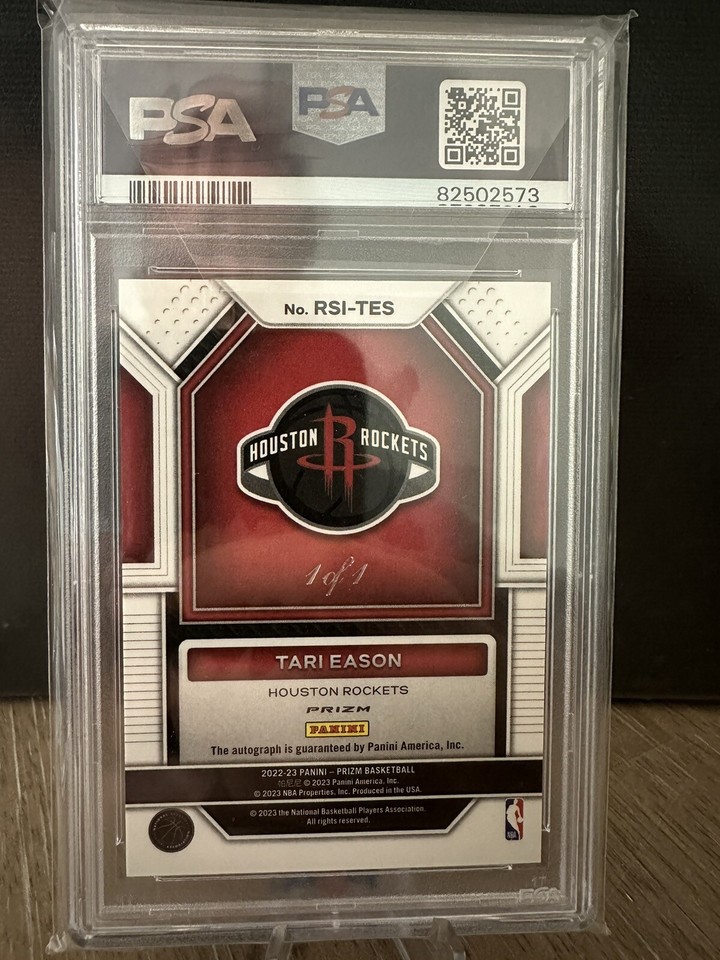 2022 Prizm 1/1 Tari Eason Signatures PSA 10 Rockets | eBay