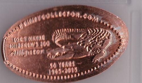 Elongated Souvenir Penny: FORT WAYNE CHILDREN'S ZOO 50 YEARS 1965-2015 ...