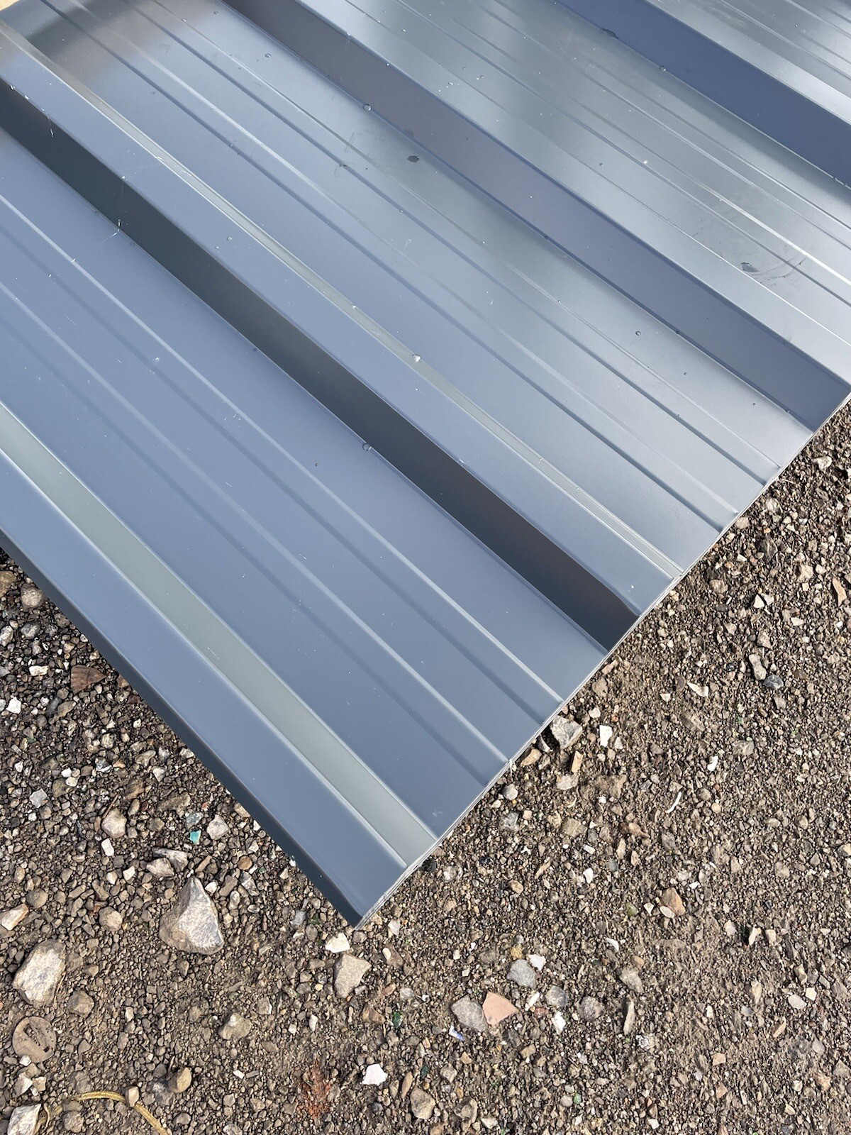 Anthracite Grey Roofing Sheet Box Profile Cladding 10ft | eBay UK