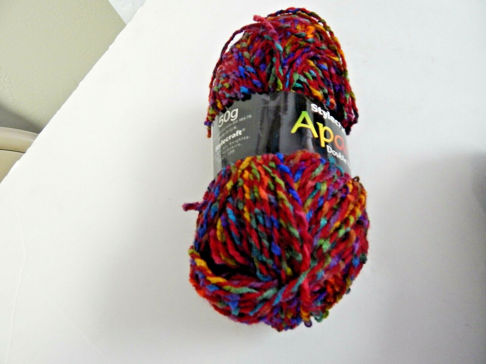 Stylecraft Apache yarn Chenille twist wool yarn 7 COLORS | eBay