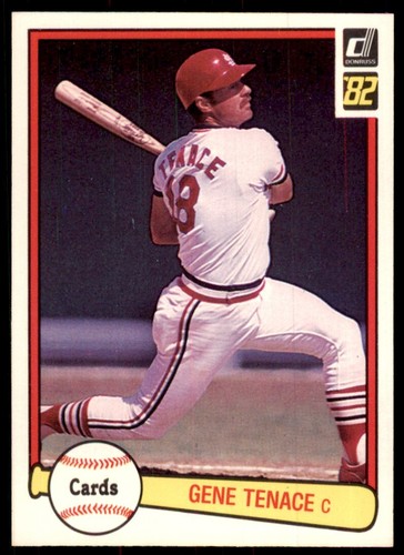 1982 Donruss Baseball Card Gene Tenace St. Louis Cardinals #152 | eBay