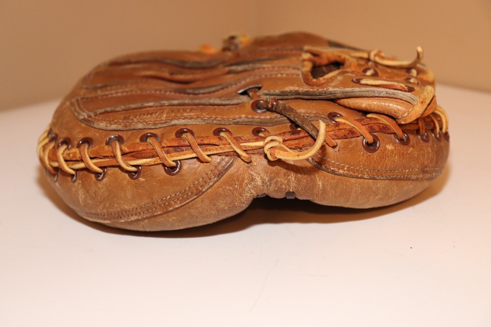 VINTAGE 1940s AL LOPEZ HOF MACGREGOR G175 MODEL BASEBALL CATCHERS MITT ...