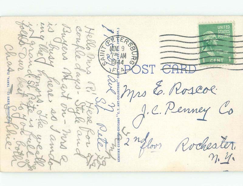 Linen UNIVERSITY OF TAMPA FOOTBALL STADIUM Tampa Florida FL E0986 | eBay