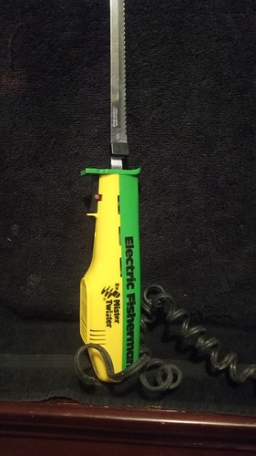 Mister Twister Electric Fisherman Fillet Knife MT-1201 Double Blades ...