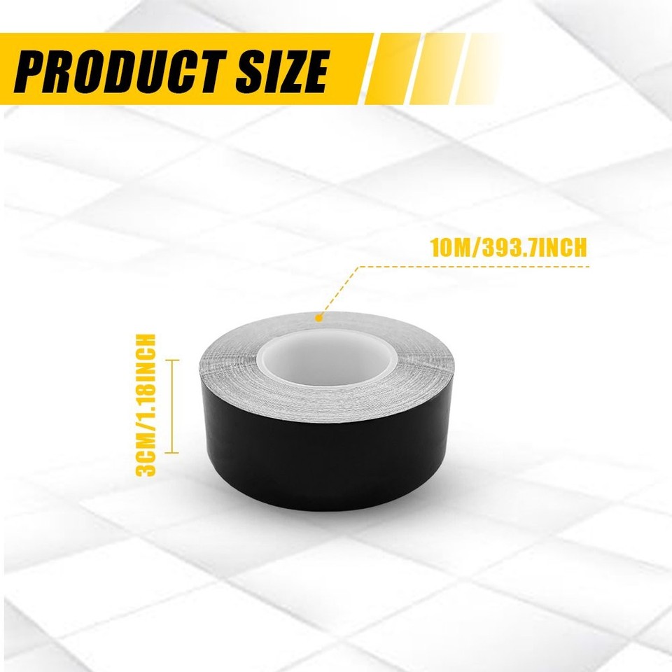 Universal 10M*3CM Vinyl Car Auto Wrap Sticker De-Chroming 394*1IN Gloss ...