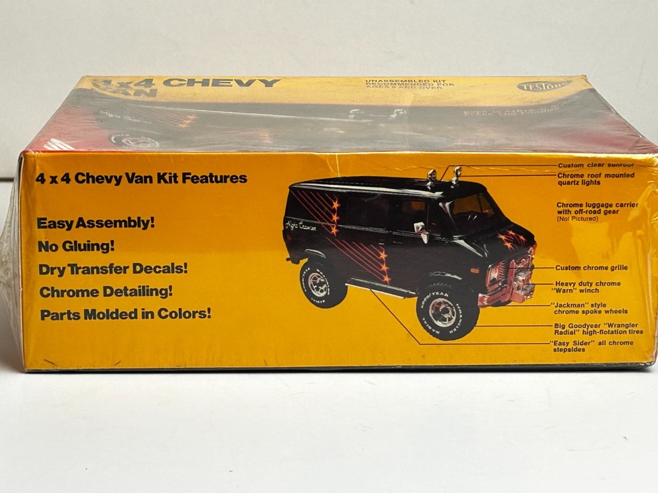 Testors #924, 1980 Chevrolet 4x4 Van Model Kit, Sealed #1 | eBay