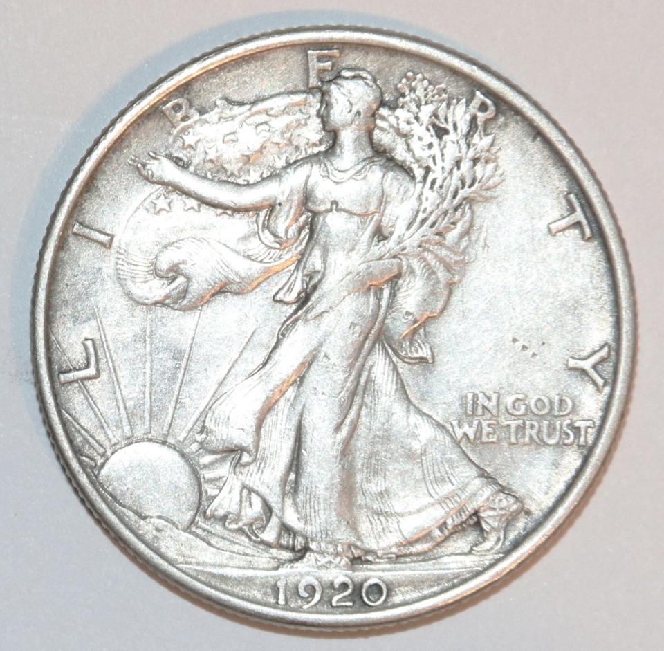 1920-P Walking Liberty Half Dollar - AU - #4280D | eBay