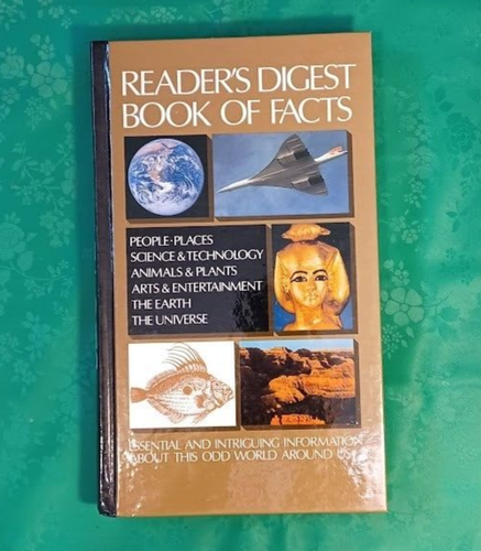 Reader's Digest Book of Facts - RARE Hardcover Vintage Book - NEW | eBay