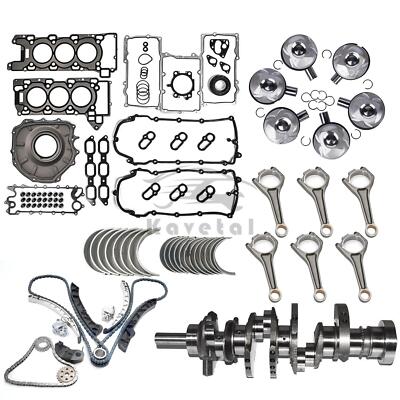 AJ126 3.0L V6 Engine Overhaul Rebuild Kit w/ Crankshaft Rods Timing For ...