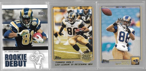 Lot of 3: Tory Holt HOF WR Football Cards - St. Louis Rams | eBay