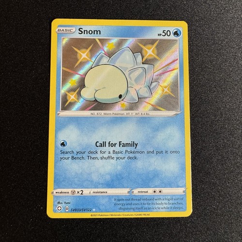 Pokemon Snom SV033/SV122 Shining Fates Shiny Holo Rare | eBay