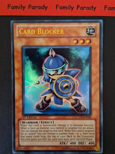 Card Blocker LCGX-EN044 Carte YuGiOh! Ultra Rare 1st Edition Anglais | eBay
