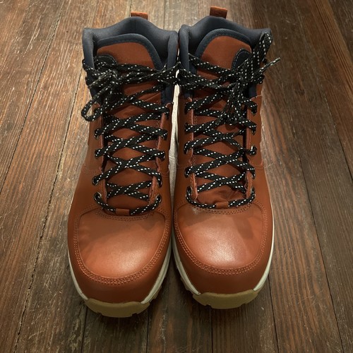 NEW Nike Manoa Leather SE Men's size 9 Russed Orange/Russed Orange ...