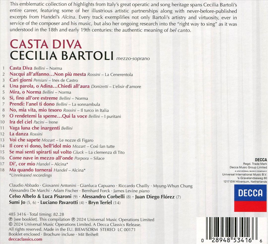 Cecilia Bartoli Album Bartoli That Beckons: Play It Forward | San