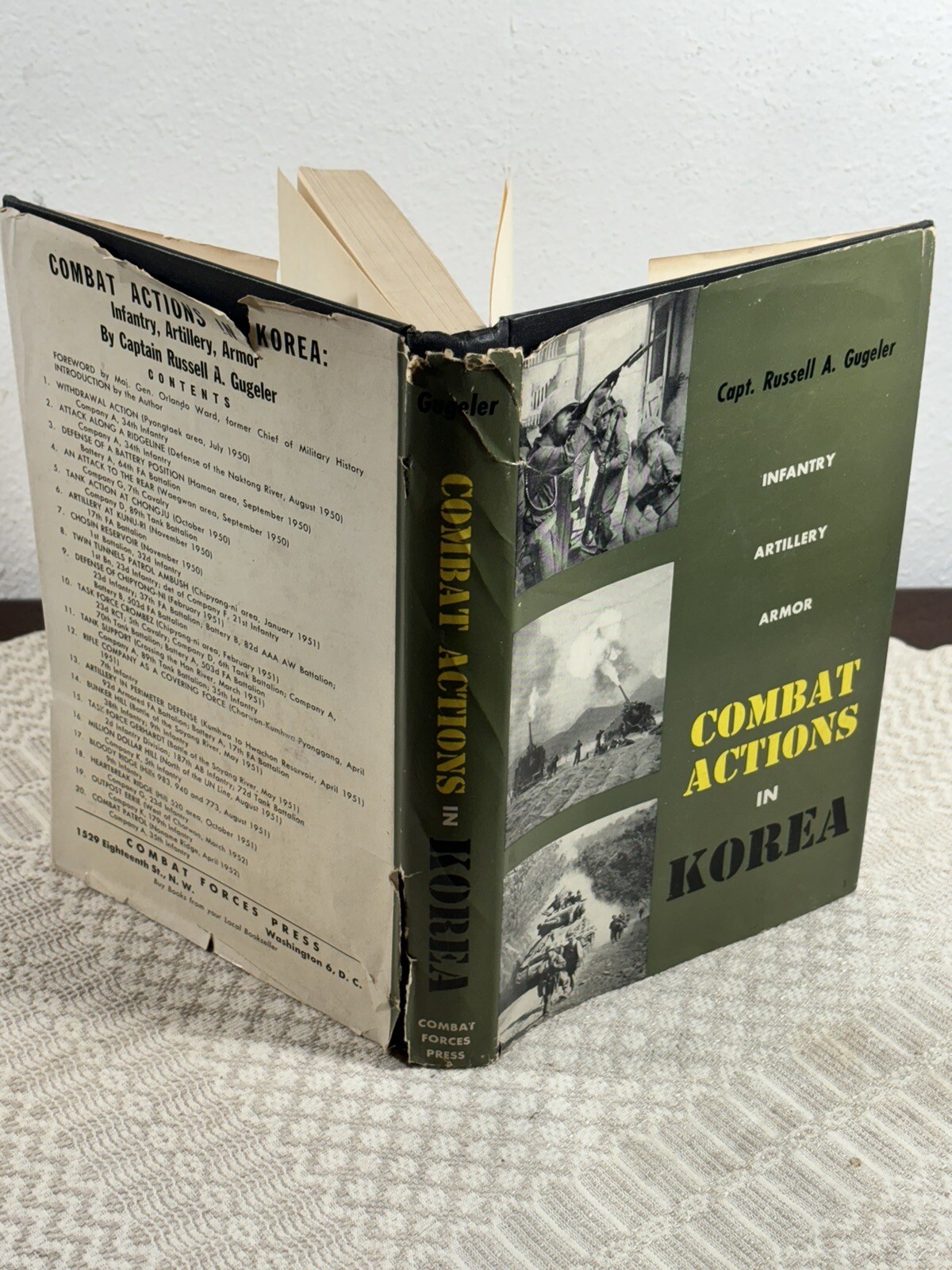Combat Actions in Korea by Captain Russell A. Gugeler, 1956 First ...