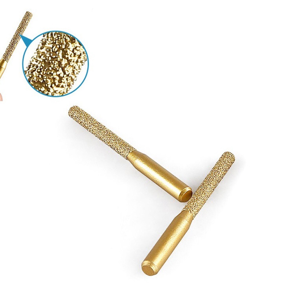 2X 6.35mm Brazed Router Bit Straight Shank Milling Cutter Set For ...