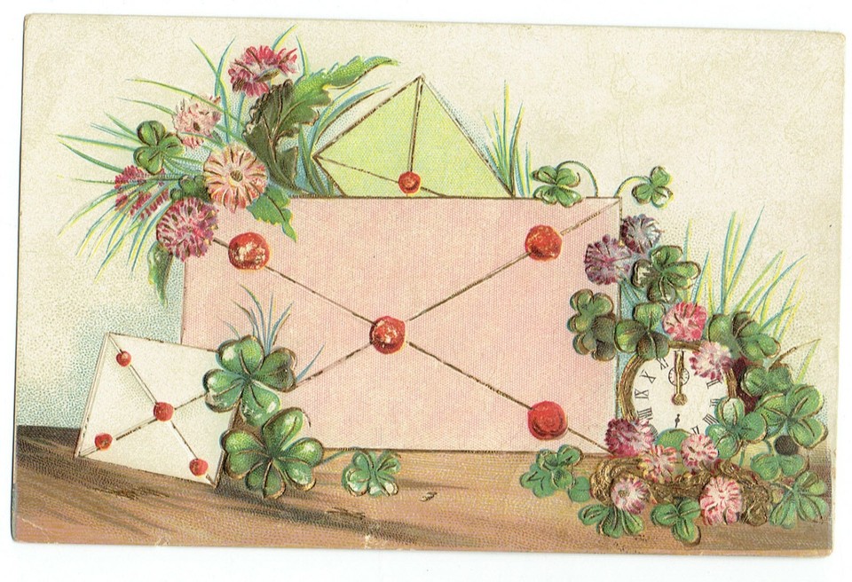 1907 Doane Cancel Postmark Bedminster PA Type 3/3 on Greeting Postcard ...