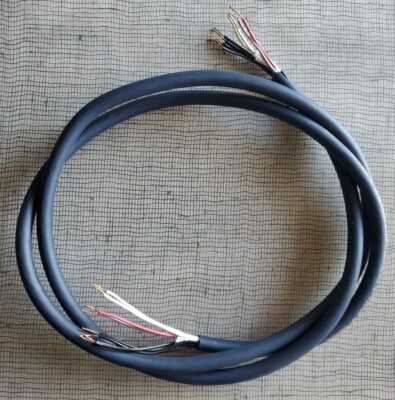 AudioQuest Indigo + Blue Speaker Cable 6’ Ft Single Cable Bi Wire | eBay