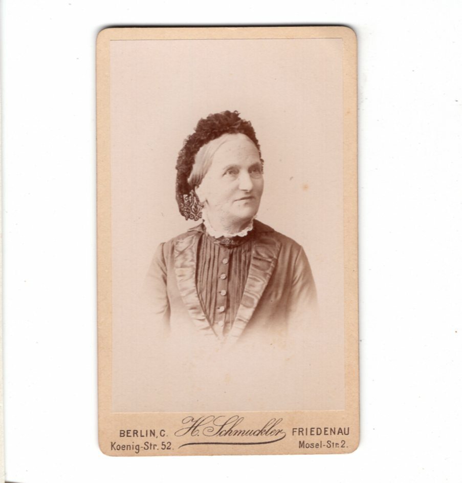 CDV Foto Damenportrait - Berlin / Friedenau um 1890 | eBay