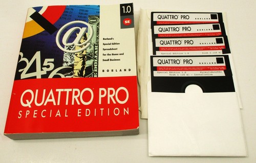 Rare Vintage 1991 QUATRO Pro SE V1 for PC from Borland | eBay