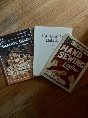Al Stohlman lot of three leatherwork books in ALL IN VERY GOOD ...