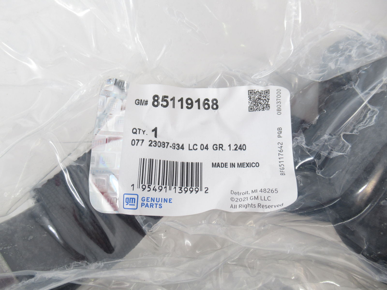 Genuine OEM GM Chevy GMC 85119168 Duramax Radiator Hose | eBay