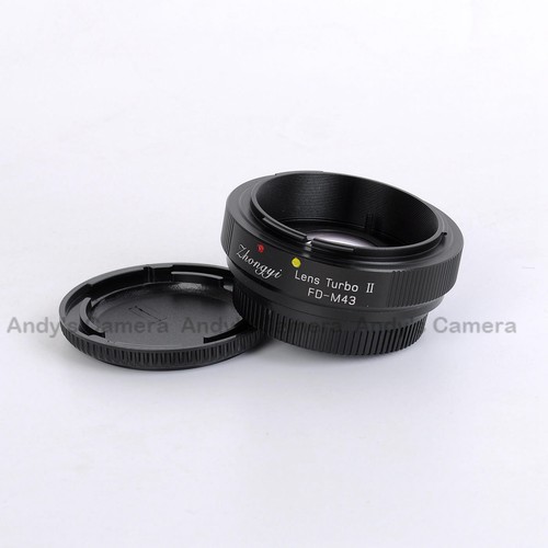 Zhongyi Lens Turbo II Focal Reducer Booster Adapter Canon FD to Micro 4 ...