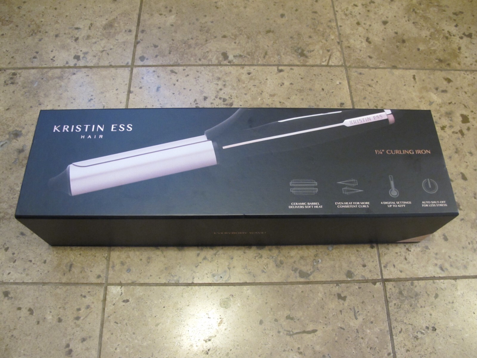 Kristin Ess Titanium Hair Curling Iron Wand 1-1/4" Model KES0197 NIB | eBay
