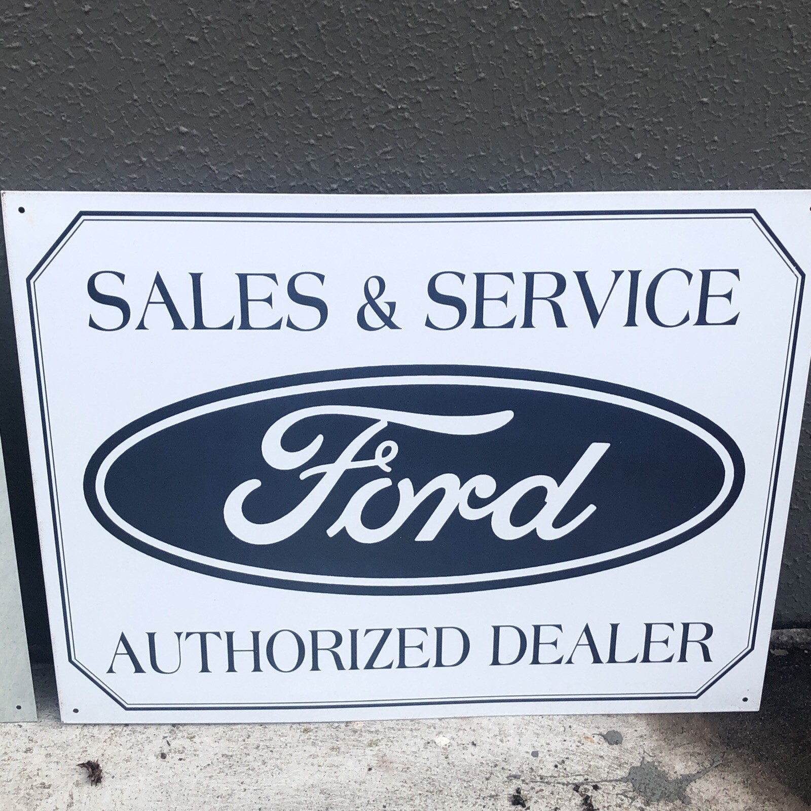 Ford Sales Service & Mustang Signs Repo Licenced X 2 CLEARANCE | eBay