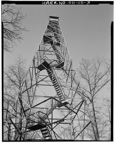 5. SIDE AND STAIRS LOOKING SOUTH - Shawnee Tower, 500 feet north of ...
