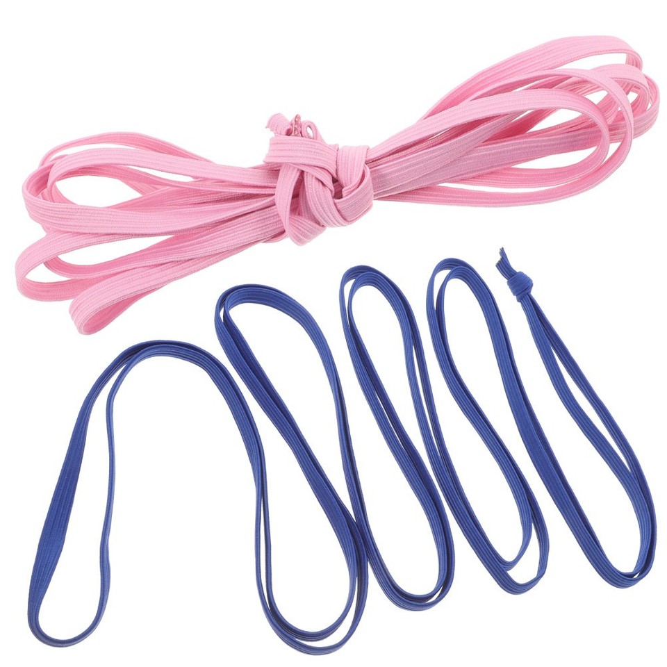 2 PCS Jump Rope Kids Skipping Elastic Band Exercise Children's Sports ...