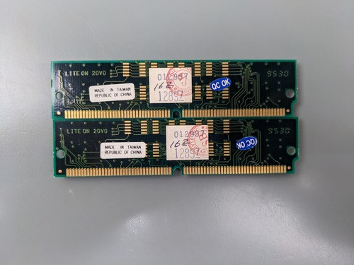 (2) Lite On 16MB EDO SIMMs, 72-pin RAM Memory Sticks (32MB Total) | eBay