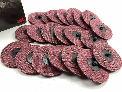 22 Discs - 3M 07486 Scotch-Brite Roloc Surface Prep Disc, Medium Grit ...