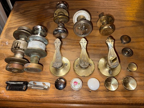 Vintage Antique Door Knobs Set Lot Random Assorted | eBay