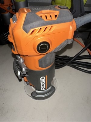 Ridgid R24012 1-1/2 PEAK HP Compact Router Double Insulation Corded ...