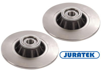 For Renault - Trafic MK2 2001-On Rear Brake Discs Pair W/ ABS Rings ...