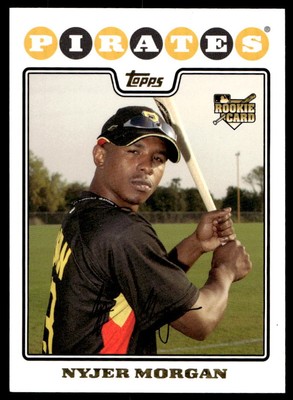 2008 Topps 328 Nyjer Morgan Pittsburgh Pirates Rookie Baseball Card | eBay