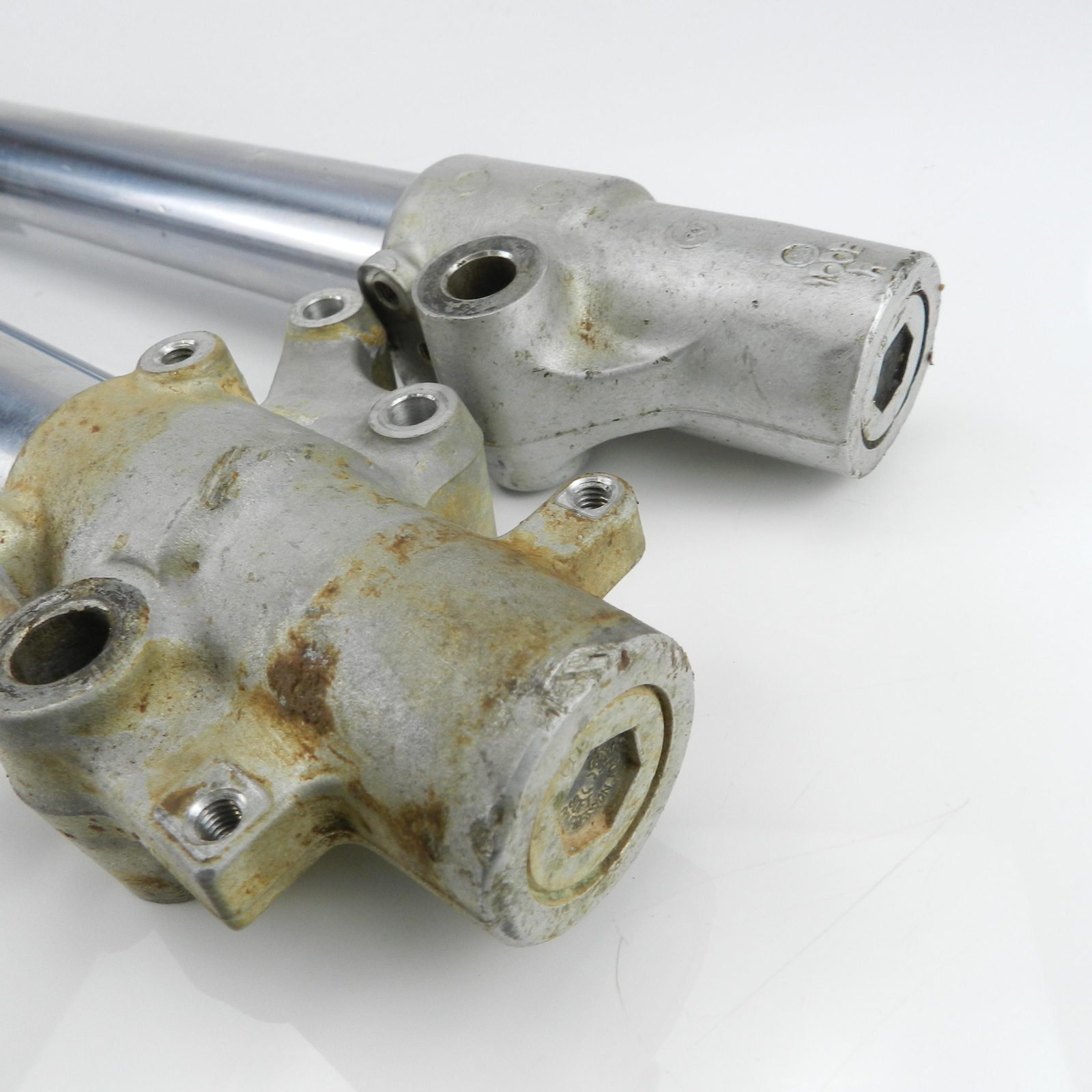 2001 KAWASAKI KX85 OEM RIGHT LEFT FRONT SUSPENSION FORKS SHOCKS 44075 ...