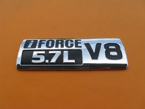 TOYOTA TUNDRA SEQUOIA IFORCE V8 5.7 L EMBLEM LOGO BADGE SYMBOL NAME ...