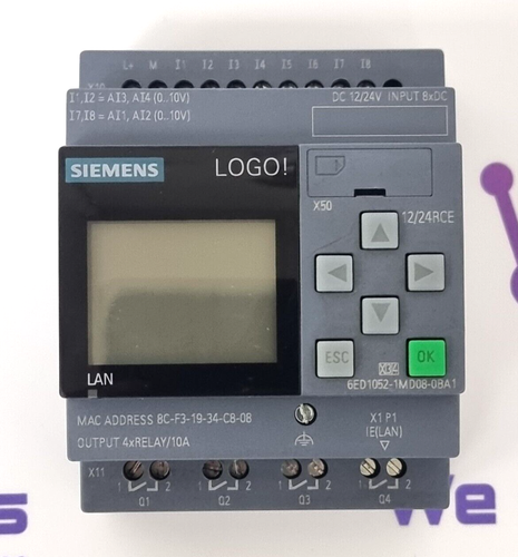 SIEMENS LOGO 6ED1052-1MD08-0BA1 Logic Module | eBay