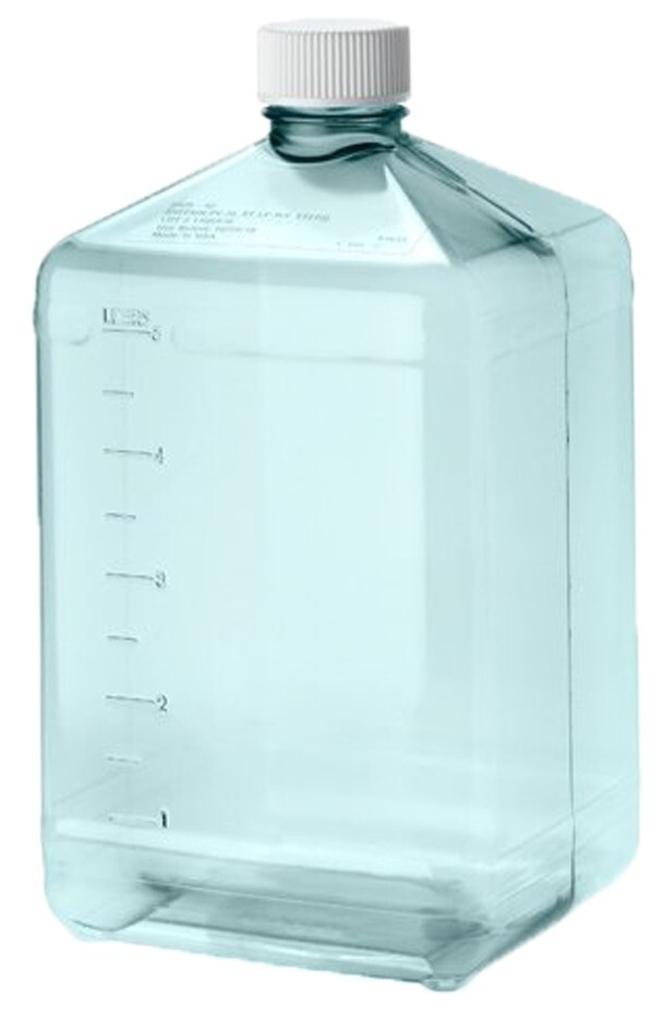 NEW 6-PACK Nalgene 5 Liter Sterile Square Polycarbonate Biotainer ...