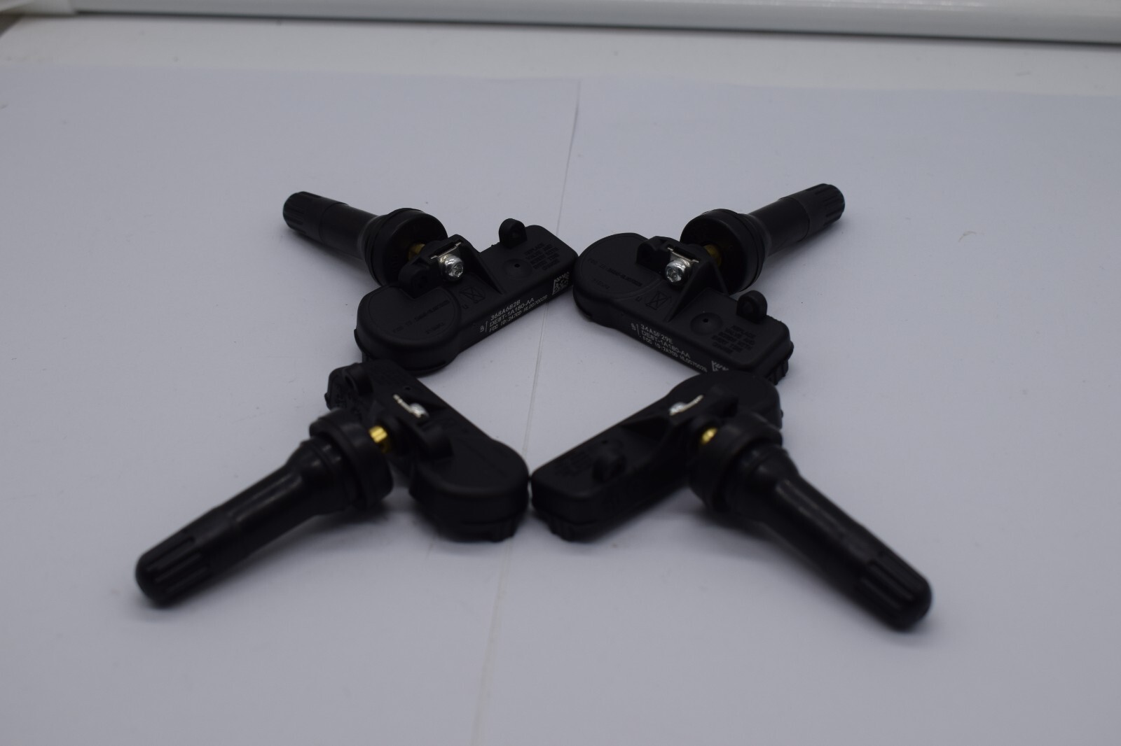 TPMS Set of 4 Genuine For Ford Motorcraft Tire Pressure Sensor OEM DE8T ...