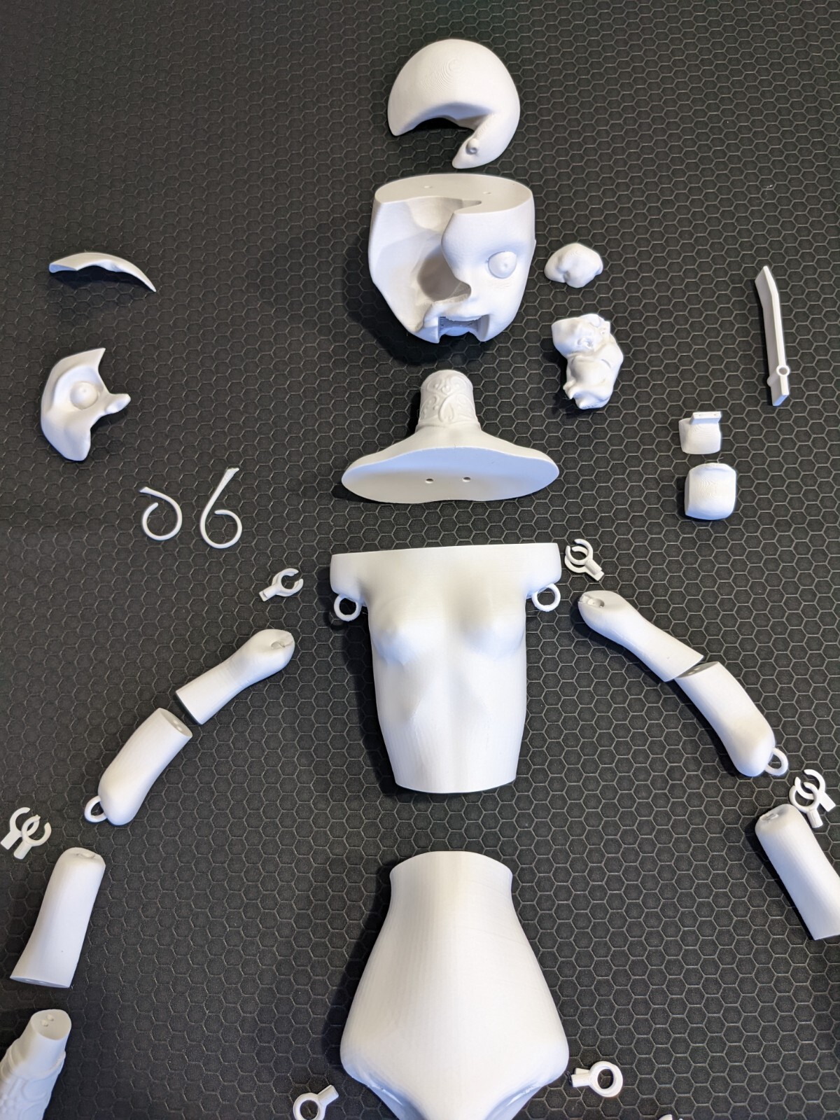 Angie Doll 3D Printed Kit - Donna Beneviento Cosplay - Resident Evil 8 ...