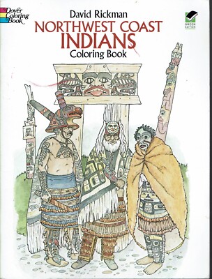 Northwestern Coast Indians AK to CA Coloring Book Historical ...