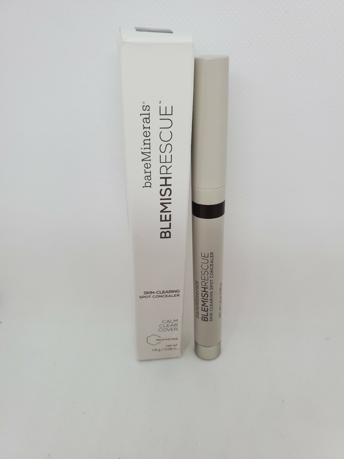 NIB bareMinerals Blemish Rescue Skin Clearing Spot Concealer Deep 6C | eBay
