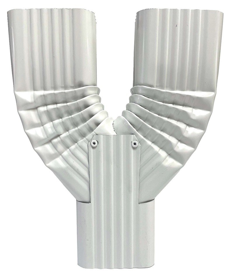ALUMINUM DOWNSPOUT Y FUNNEL | eBay