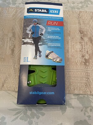Stabil Icers RUN Ice Cleats for Winter Running in snow/ice Men's Size L ...