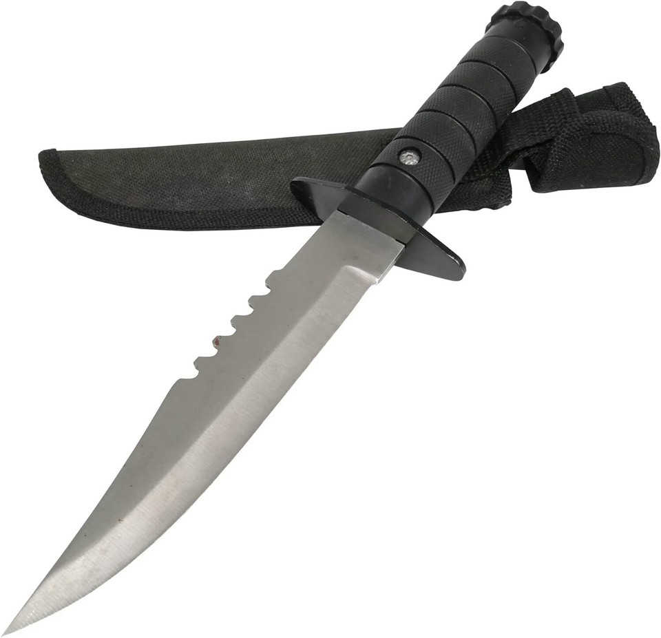 11" K-Bar Style Combat Knife & Sheath Military Army Tactical Hunting ...