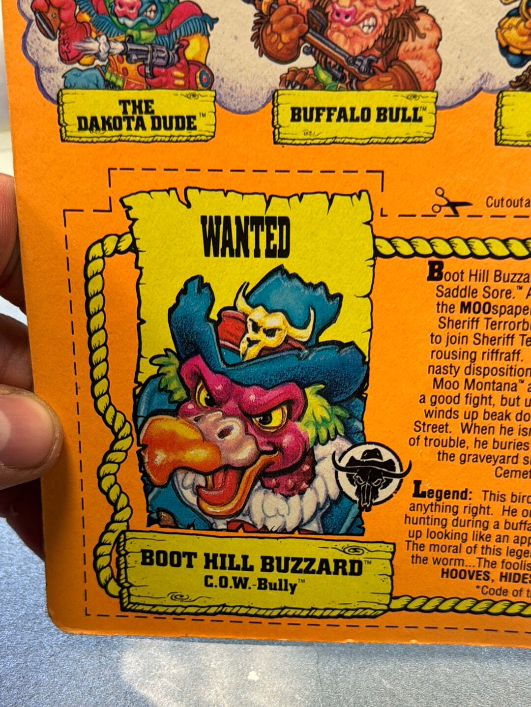 Boot Hill Buzzard 0312 (Vintage Cowboys of Moo Mesa, Hasbro) Sealed | eBay