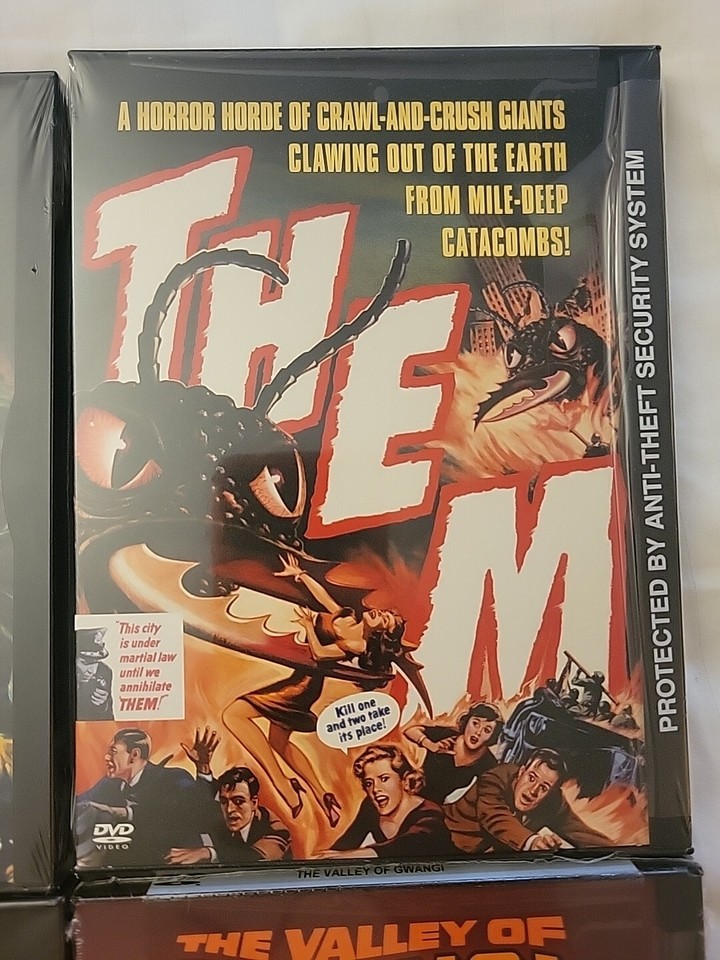 Sci-Fi DVDs WB Lot Of 4 The Thing, The Time Machine, THEM, Valley Of ...